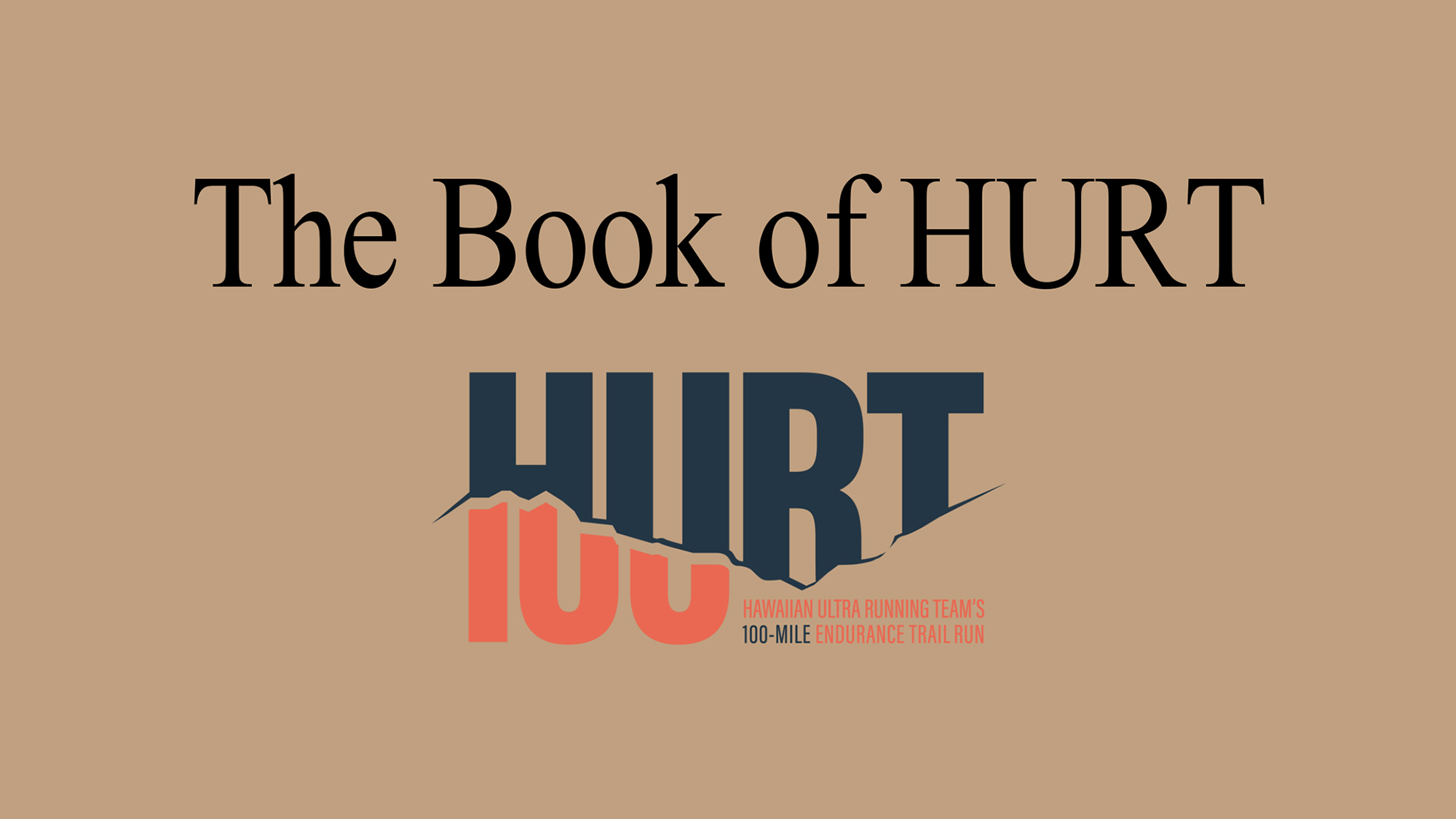 Book of HURT - HURT100 Book of HURT - HURT100